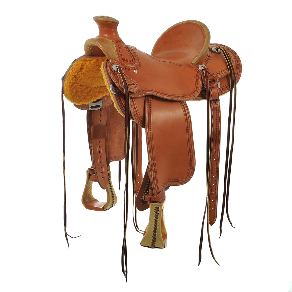 CUSTOM ROPE BORDER RANCH SADDLE