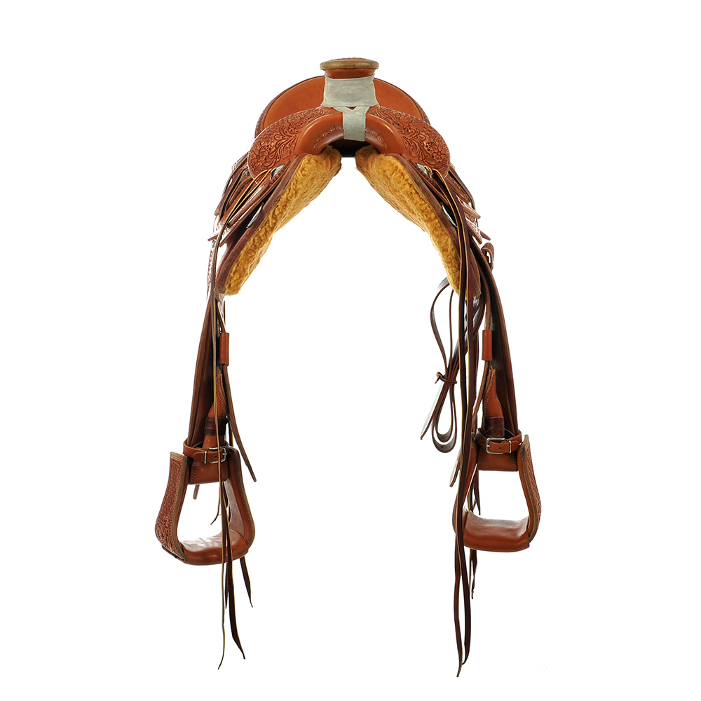 BURNS SADDLERY WESTERN RANCH SADDLE