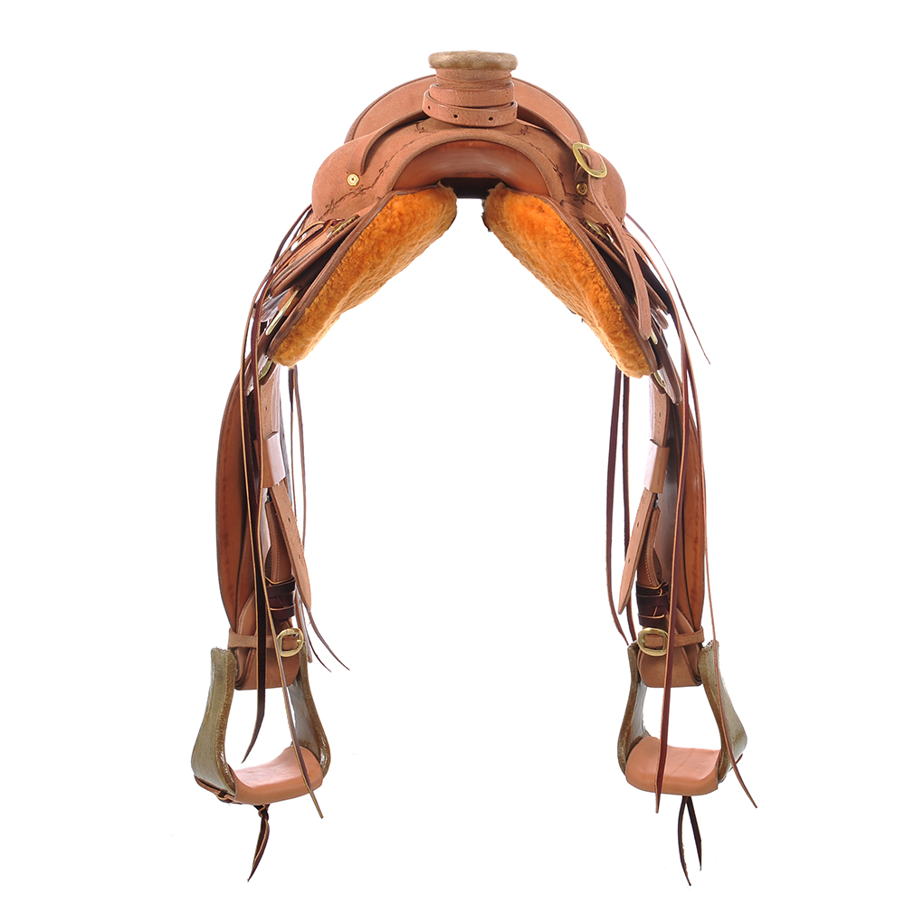 CUSTOM FULL ROUGHOUT RANCH SADDLE