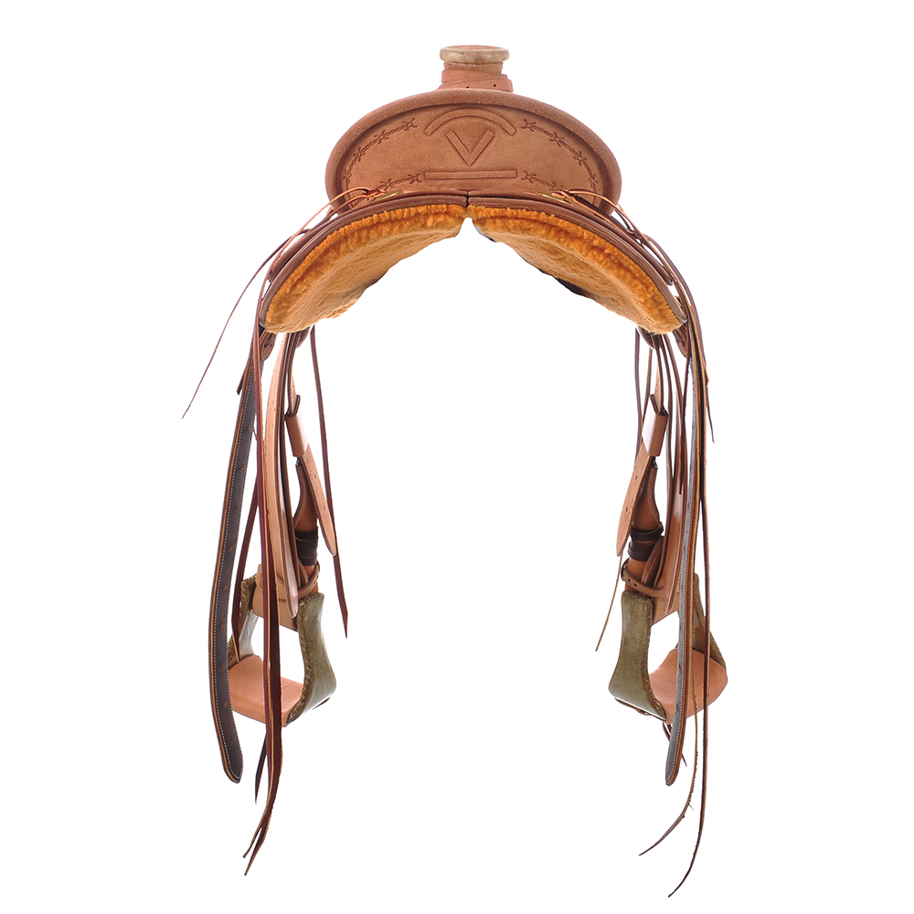 CUSTOM FULL ROUGHOUT RANCH SADDLE