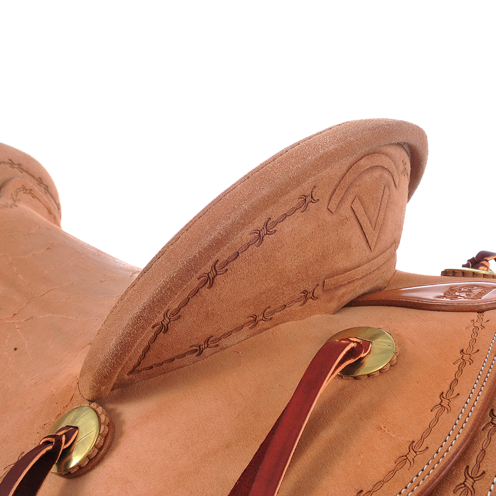 CUSTOM FULL ROUGHOUT RANCH SADDLE