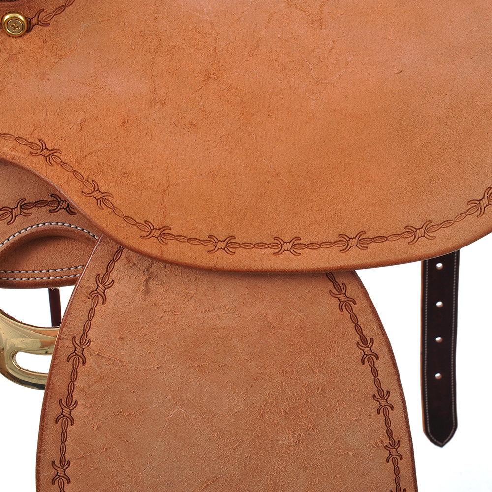 CUSTOM FULL ROUGHOUT RANCH SADDLE