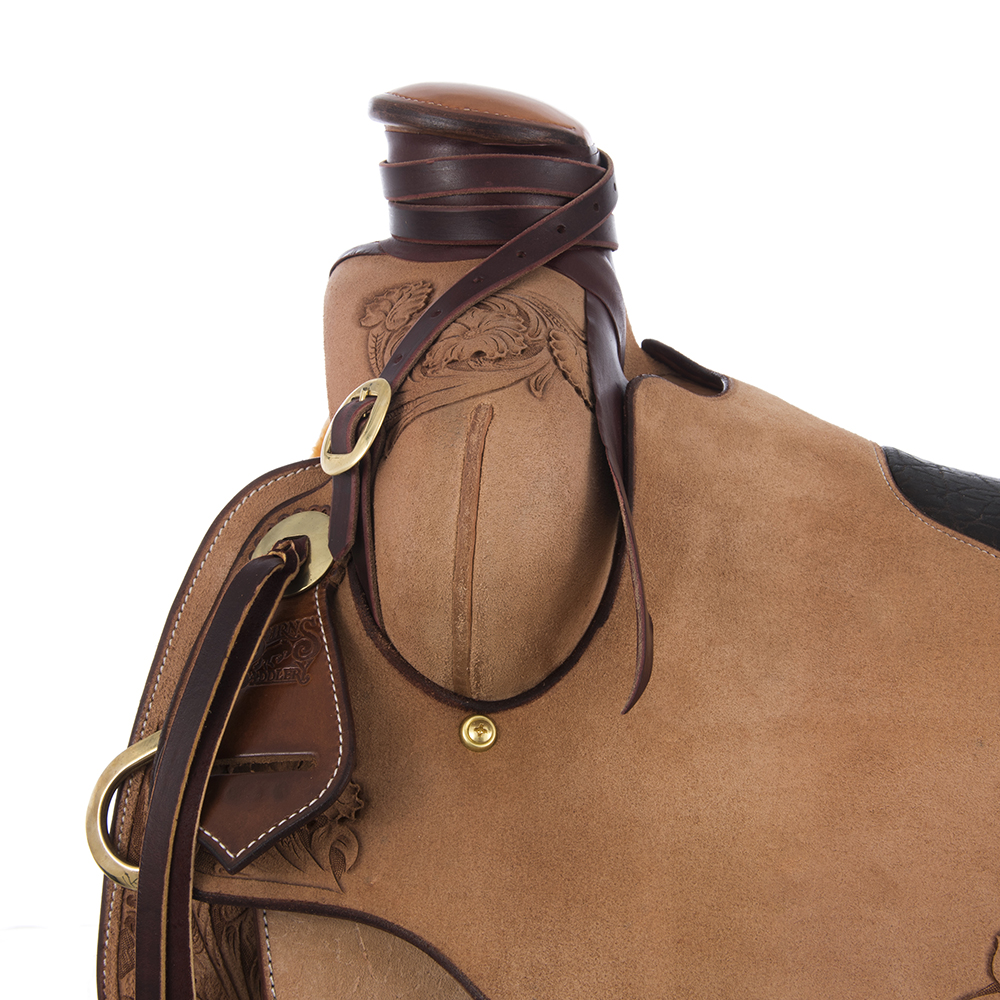 BURNS SADDLERY ROUGHOUT RANCH SADDLE