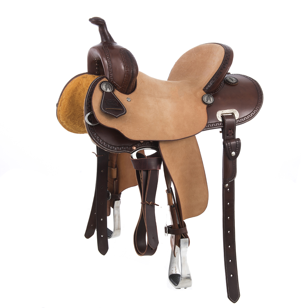 BURNS SADDLERY SNAKE BORDER BARREL