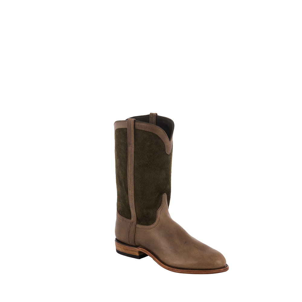 Men's Tan Rough Out Suede Cowboy Boot