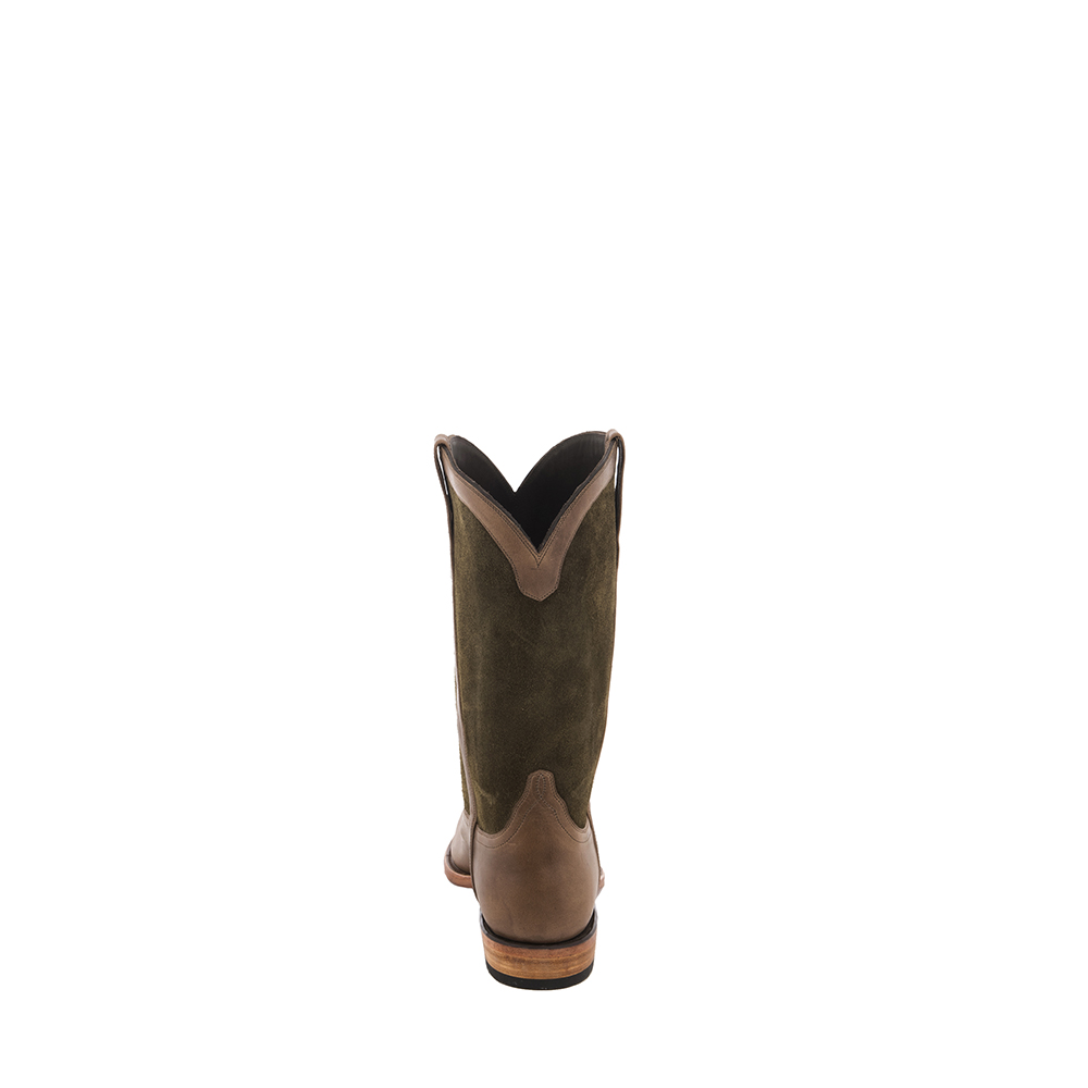 Men's Tan Rough Out Suede Cowboy Boot