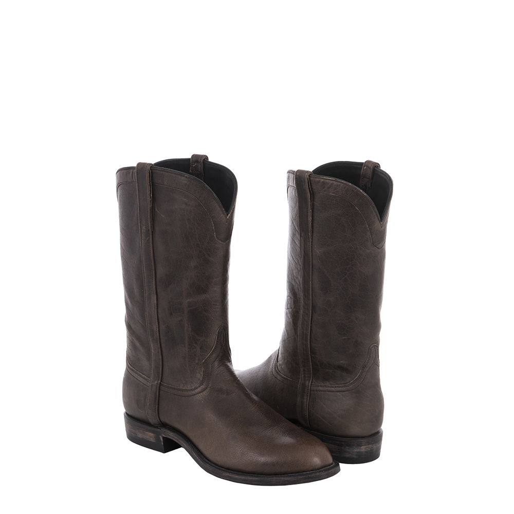 Men's Grey Bison Roper Boot