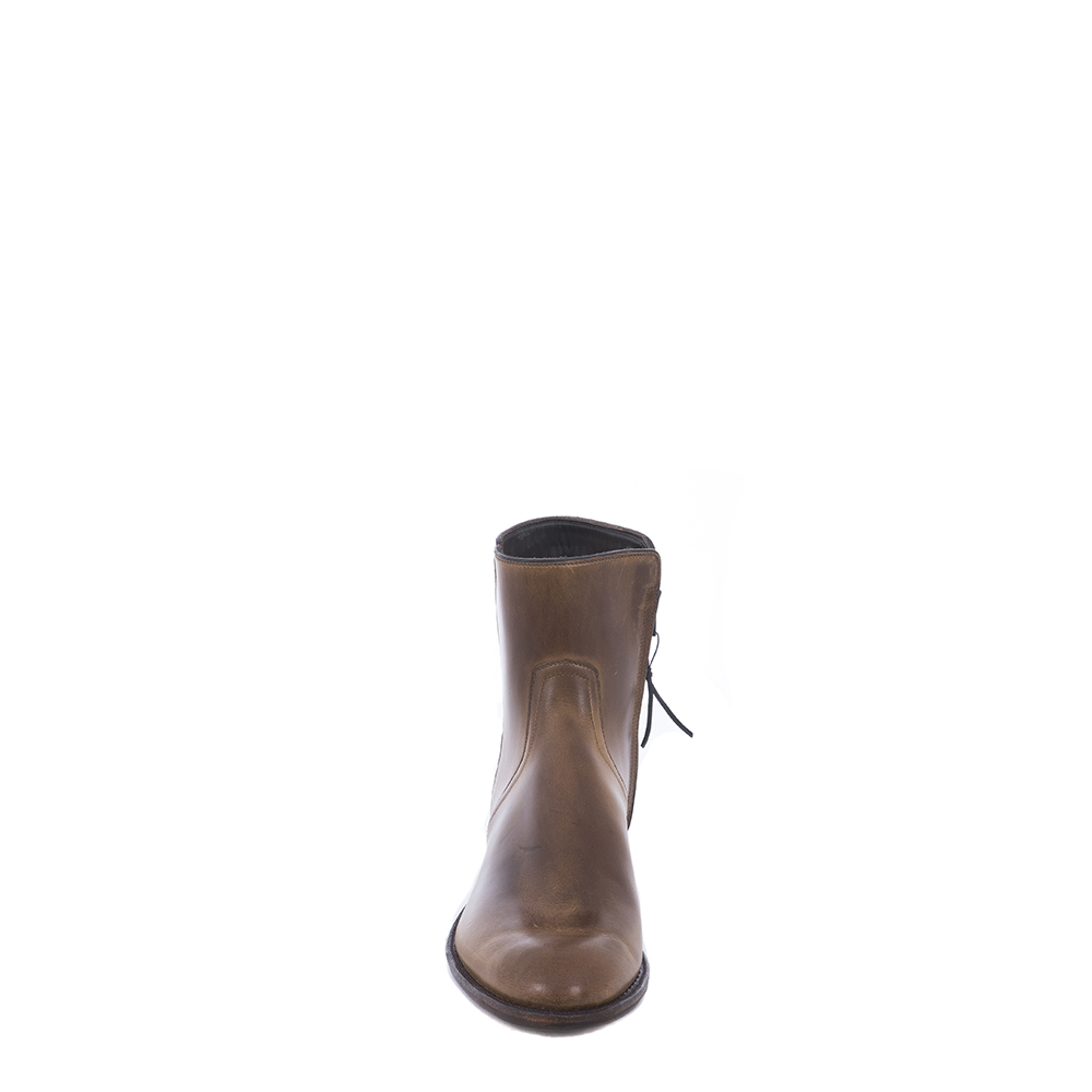 Men's Brown Short Zip Roper Boot