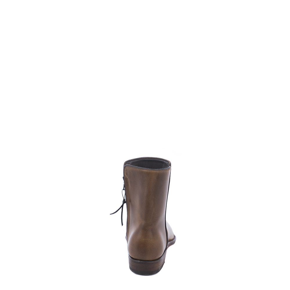 Men's Brown Short Zip Roper Boot