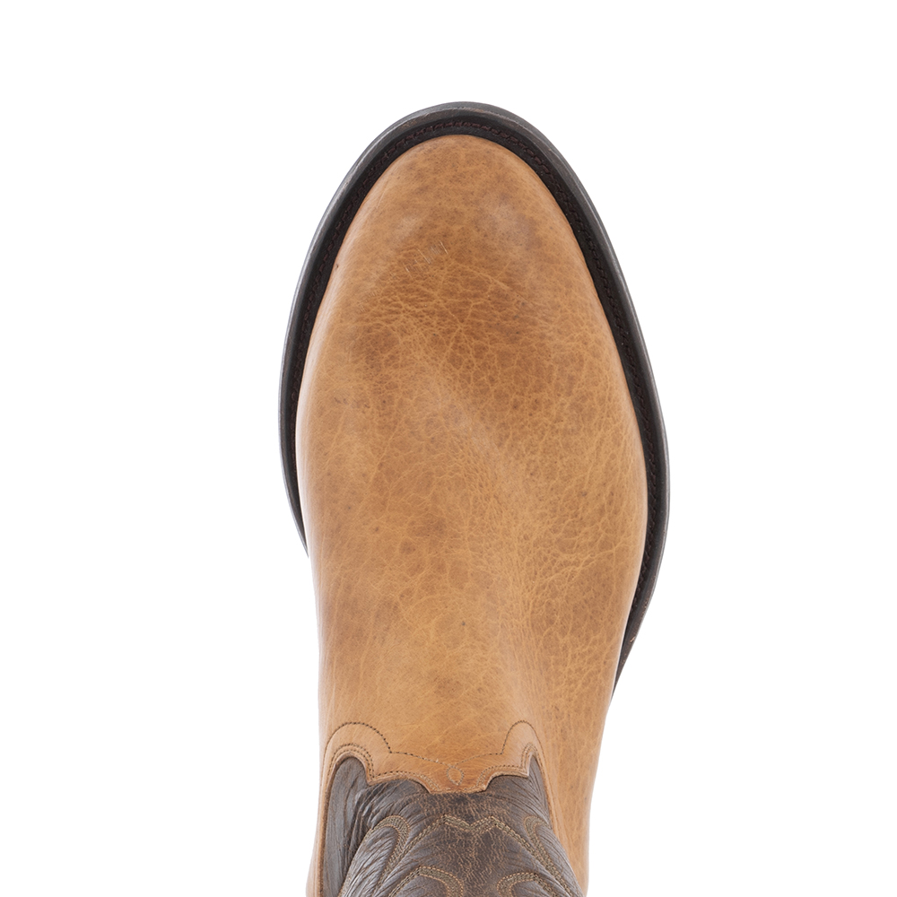 Men's Honey Bison Roper Boot