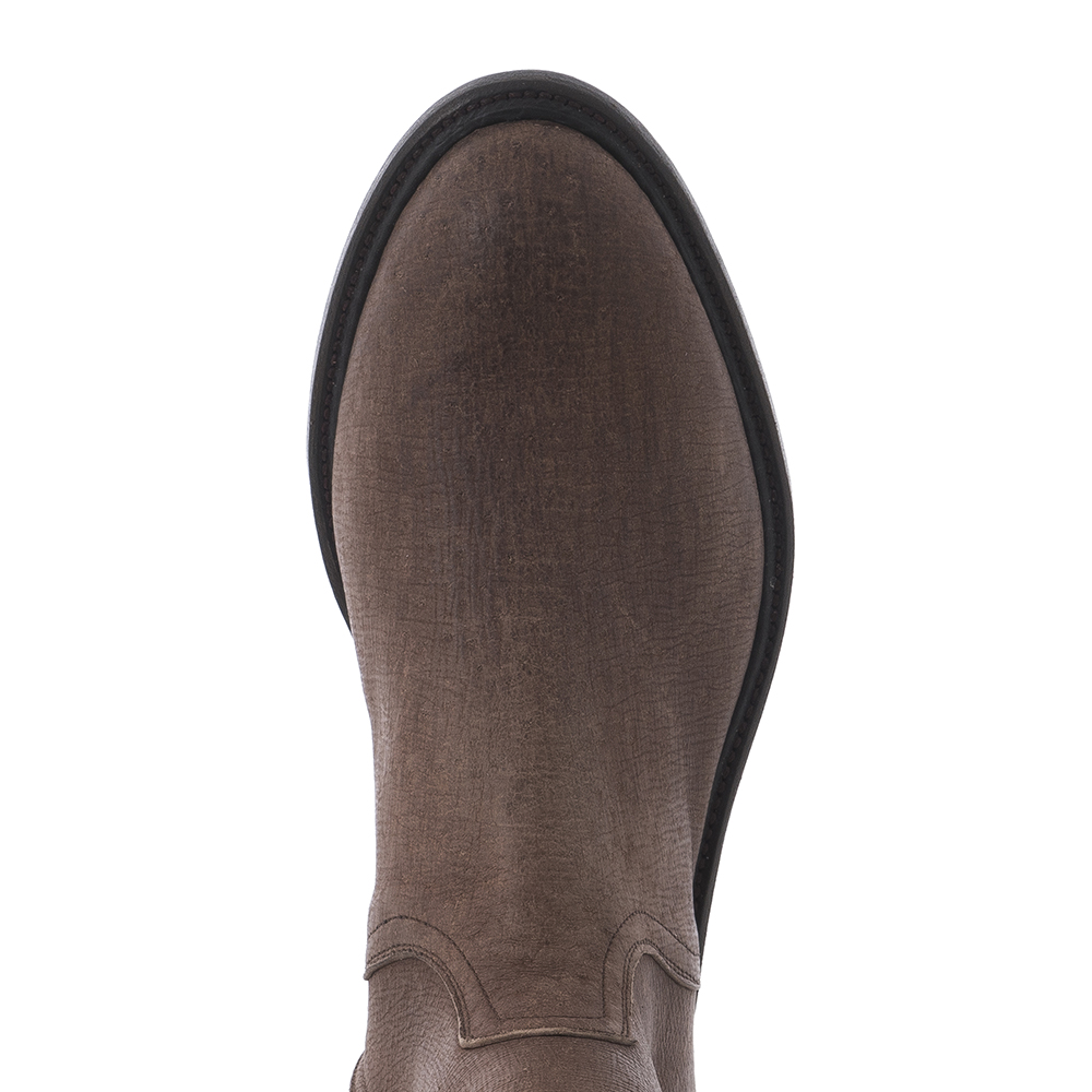 Men's Brown Warthog Short Roper Boots