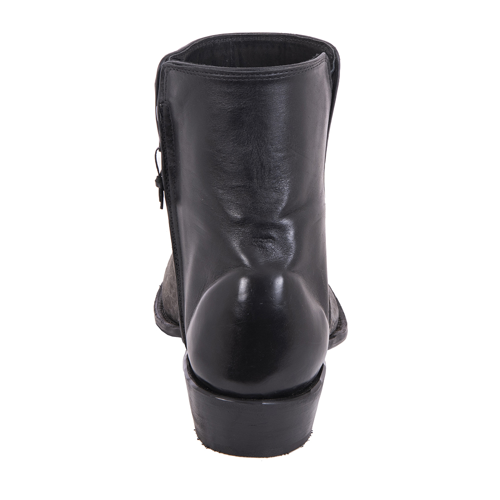 Men's Short Grey Hippo and Black Kidsin Boot