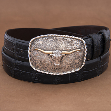 Yellowstone 14K Steer Buckle