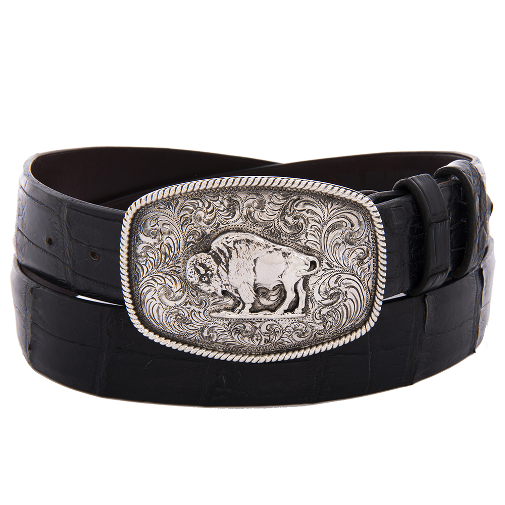 Dutton Bison Western Buckle