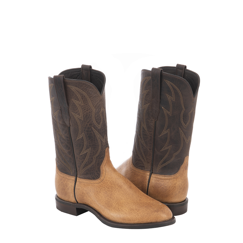 Men's Honey Bison Roper Boot