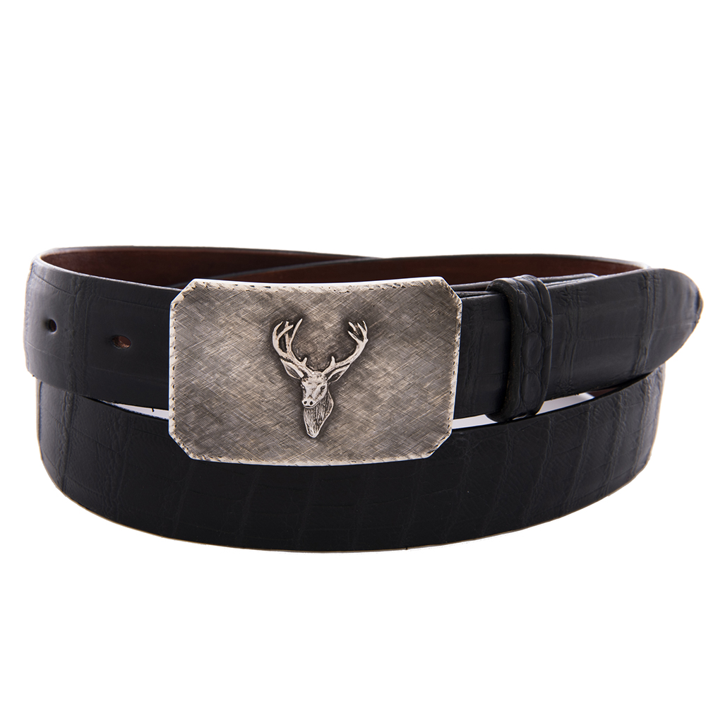 Plain Buck Crosshatch Buckle